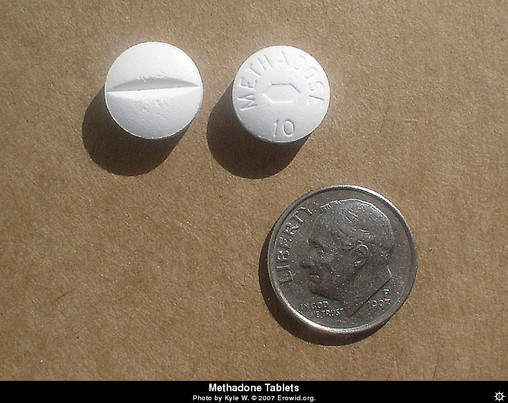 Erowid Chemicals Vaults : Images : methadone tablets _i2005e0728_disp